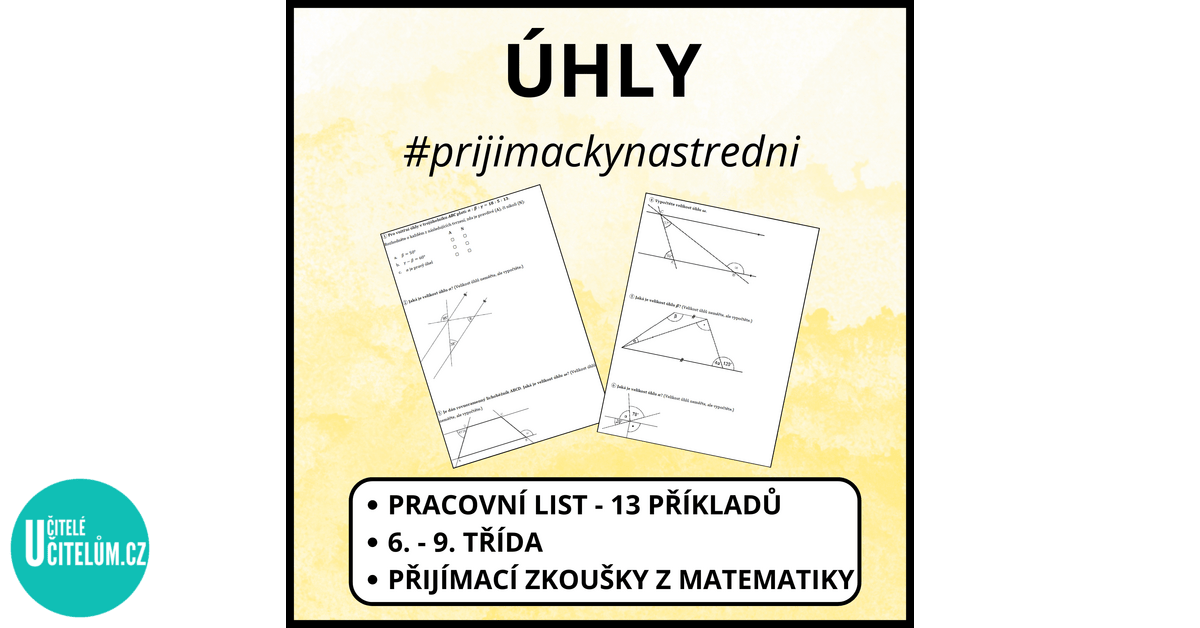 Úhly - Matematika | UčiteléUčitelům.cz